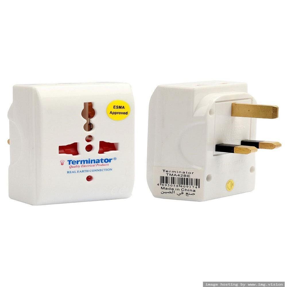 Buy Terminator 3 Way Universal Multi Adaptor One Universal in Dubai ...