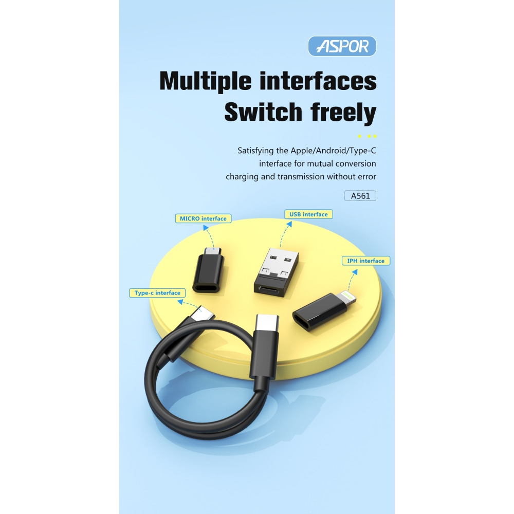 Buy Aspor A561 Multifunctional Cable Accessory Storage Box in Dubai, UAE | WEE (00079731)