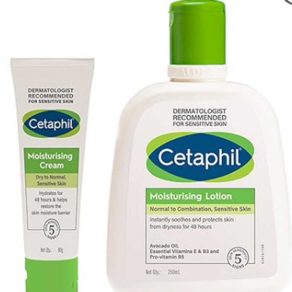 Buy Cetaphil, Set, Moisturizing Lotion For Sensitive Or Dry Skin 250 ml ...